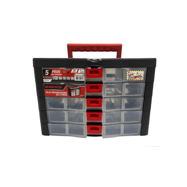 Caja Organizadora 5 Cajones - Black Panther